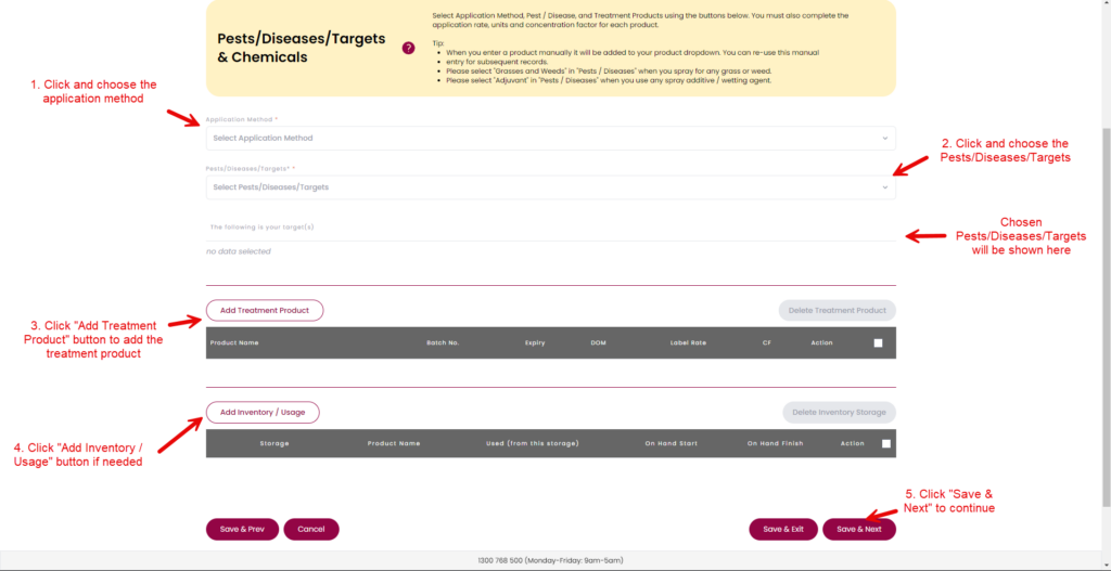 Add New Spray Record with Operator Worksheet – Grapeweb – More than ...